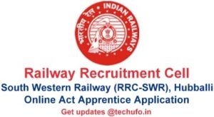 RRC SWR Apprentice Recruitment 2025 (904 Slots) Apply Online link @rrchubli.in